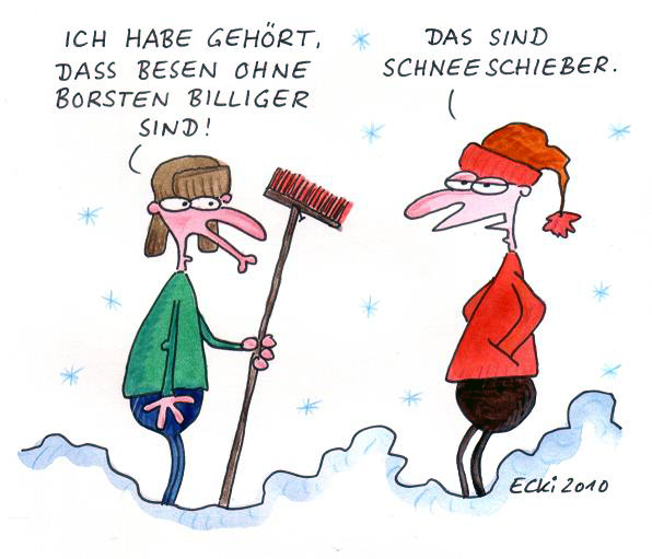 Ecki-Cartoon - Alltag